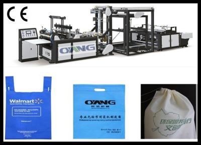 China Eco Non Woven Fabric Bag Making Machine With 9 Stepper Motor Driving for sale