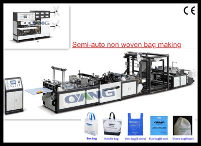 China ONL-BG 700-800Non Woven fabric Box Bag / Square Bottom bag manufacturing machine for sale