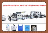 China 21kw High speed non woven fabric / cloth carrier shopping bag making machine for sale