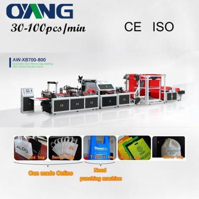 China 18kw Shopping Bag Making Machine Nonwoven Bag Making Machine for sale