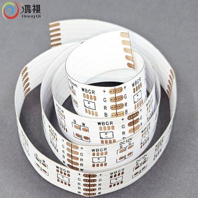 China The Ultimate LED Strip Partner: UL Certified FPC, SMT & Full Assembly Services RGBW 4 In 1 COB Chip on FPC Flexible LED Strip Circuit Board Source Customized for sale
