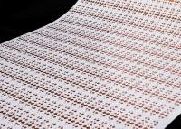 China Flexible LED Strip Circuit Board 2835 LED 12V Double-sided White Film FPCB Double Layer Board for sale