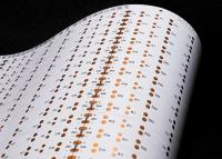China 24V Double Sided White Film Flexible Circuit Board FPCB for LED Strip Lighting for sale