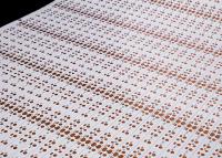 China Double-Sided White Film 24V Flexible Circuit Board FPCB for LED Strip Customization for sale