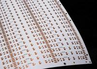 China Custom Flexible LED Strip Circuit Board with Double-Sided White Film and OSP/Immersion Gold Surface Treatment for sale