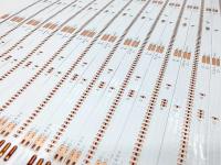 China Customized White Film COB FPC LED Strip Flexible Circuit Board with Double Layer Board and OSP Antioxidant for sale