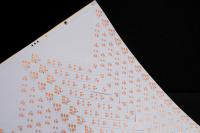 China Double Layer Flexible PCB with Fire Protection Level V0 and 0.25mm Thickness for LED Lighting for sale