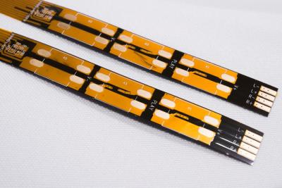 China Double Layer FPC Flexible PCB with Double-Sided Yellow Film, Surface Gold-Plated, and Fire Protection Level V0 for sale