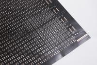 China Custom Flexible PCB Assembly Double Sided Black Text LED Flexible Display Screen FPC with Fire Protection Level V0 for sale