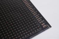 China LED Display Panel FPCB with Double-Sided Black Film and Surface Gold-Plated Flexible Rolled Copper for sale