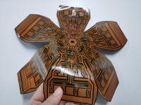 China Double Layer Board Fire Protection Level V0 Customizable Design Flexible Printed Circuit Board for Beauty and Medical Equipment for sale