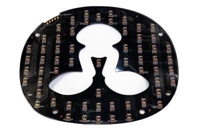 China Customizable Double Layer LED Beauty Mask PCB Board with Fire Protection Level V0 for Skin Rejuvenation for sale