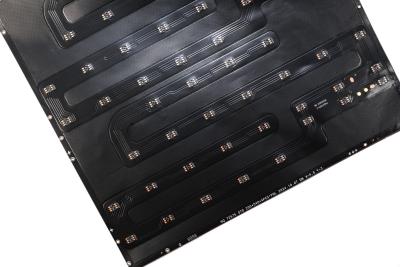 China Customized Double Layer Flexible PCB with Fire Protection Level V0 and 0.25mm Thickness for LED Strips and Medical Equipment for sale