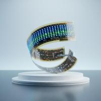 China Bendable Double Layer Flexible Display Screen FPC with 0.1mm Thickness for LED Flexible Circuit Board for sale