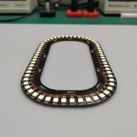 China 5050 Double Sided LED Strip Flexible Circuit Board Black Character OSP 24V LED Board for sale