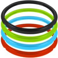 China Silicone Rubber Gasket Sealing Ring for 3L/4L/5L/6L Electric Pressure Cooker White for sale