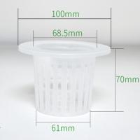 China Small Size Injection Molded Plastic PP Net Pots for Hydroponic Greenhouse Cultivation for sale