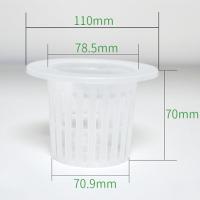 China Small Size Injection Molded Plastic PP Net Pots for Hydroponic Greenhouse Cultivation for sale
