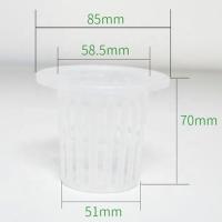 China Small Size Injection Molded Plastic PP Net Pots for Hydroponic Greenhouse Cultivation for sale