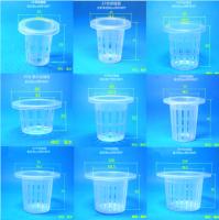 China Small Size Injection Molded Plastic PP Net Pots for Hydroponic Greenhouse Cultivation for sale