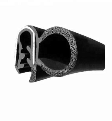 China Custom Size Black Color Metallic EPDM Car Door Rubber Seals Strip for Industrial Needs for sale