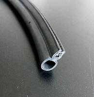 China Custom Size Black Color Metallic EPDM Car Door Rubber Seals Strip for Industrial Needs for sale