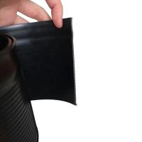 China 10mm Black PVC Skirting Board Vinyl Cove Base Board for Wall Decoration and Floor Trim for sale