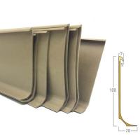 China 30mmx3.2mm PVC Vinyl Capping Strips and Cove Former for Professional Flooring Solutions for sale