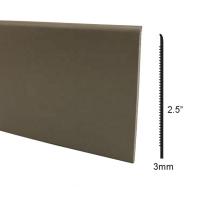 China Wall Protection Vinyl Baseboard with Self Adhesive Cove Former and Flexible Design for sale