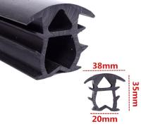 China Hardness 20-90 Shore Solar Pv Panel T Shape Rubber Gasket Seal with Custom Size for sale
