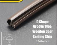 China Extrusion Rubber Seal Tape for Wooden Door Window Frame PVC TPE Silicone D 12x6x4mm for sale