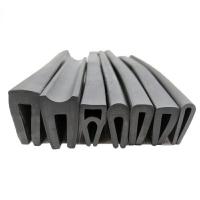 China Flexible Rubber Edge Trims for Glass or Metal Sheets U Profile EPDM or PVC Extrusion for sale