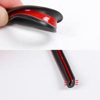 China 12mm or Customized Transparent Clear Protected Edge Lining Trim Molding Rubber Seal Strip for Automotive for sale