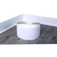 China Supply White PVC Self Adhesive RUBBER Skirting 70 20mm with Lead Time Mass Production for sale