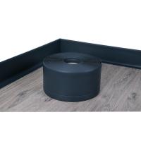 China Supply White PVC Self Adhesive RUBBER Skirting 70 20mm with Lead Time Mass Production for sale