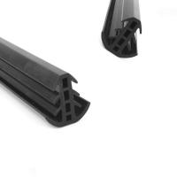 China Custom Shape Industrial T-Shape Extrusion Rubber Sealing Strip for Solar Photovoltaic Panel for sale