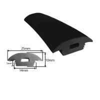 China Custom Shape Industrial T-Shape Extrusion Rubber Sealing Strip for Solar Photovoltaic Panel for sale