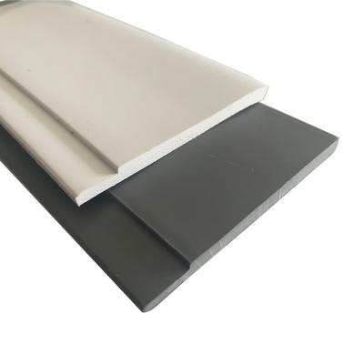 China NR Sample 5-7days Vinyl Wall Baseboard Plastic PVC Skirting Cove Base for sale
