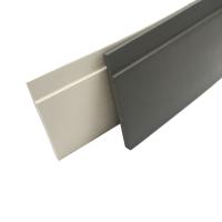 China NR Sample 5-7days Vinyl Wall Baseboard Plastic PVC Skirting Cove Base for sale