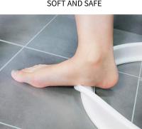 China Customizable Self Adhesive Silicone Shower Water Stopper for Bathroom Threshold Barrier for sale