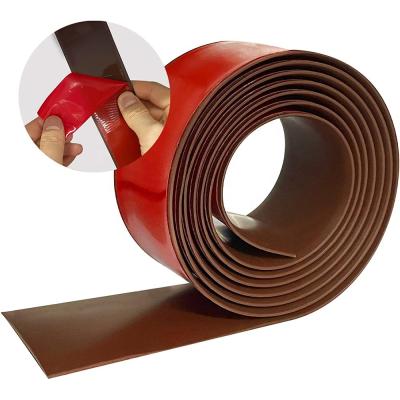 China Flooring Connection Repair Grey PVC Threshold Seam Cover Strip with Flexible Material for sale
