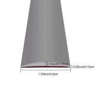 China Flooring Connection Repair Grey PVC Threshold Seam Cover Strip with Flexible Material for sale