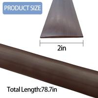 China Flooring Connection Repair Grey PVC Threshold Seam Cover Strip with Flexible Material for sale