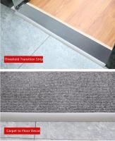 China Flooring Connection Repair Grey PVC Threshold Seam Cover Strip with Flexible Material for sale