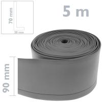 China Ceramic Flexible Self-Adhesive Skirting Board 50x20mm 70x20mm Thickness 0.187'' to.75 for sale