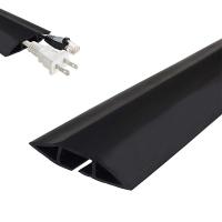 China Protect Your Cables with 2 Channel Floor Cable Cover Environmentally Friendly Design for sale