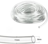 China 50±5 A Durometer Hardness Clear Vinyl Tubings for Gas Liquid Transfer Applications for sale