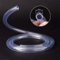 China 50±5 A Durometer Hardness Clear Vinyl Tubings for Gas Liquid Transfer Applications for sale