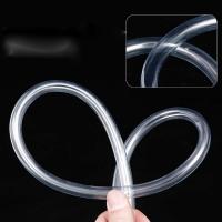China 50±5 A Durometer Hardness Clear Vinyl Tubings for Gas Liquid Transfer Applications for sale
