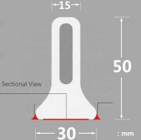 China 20-90 Shore A Hardness Sealing Strip for Bathroom Shower Room and Toilet Water Blocking for sale